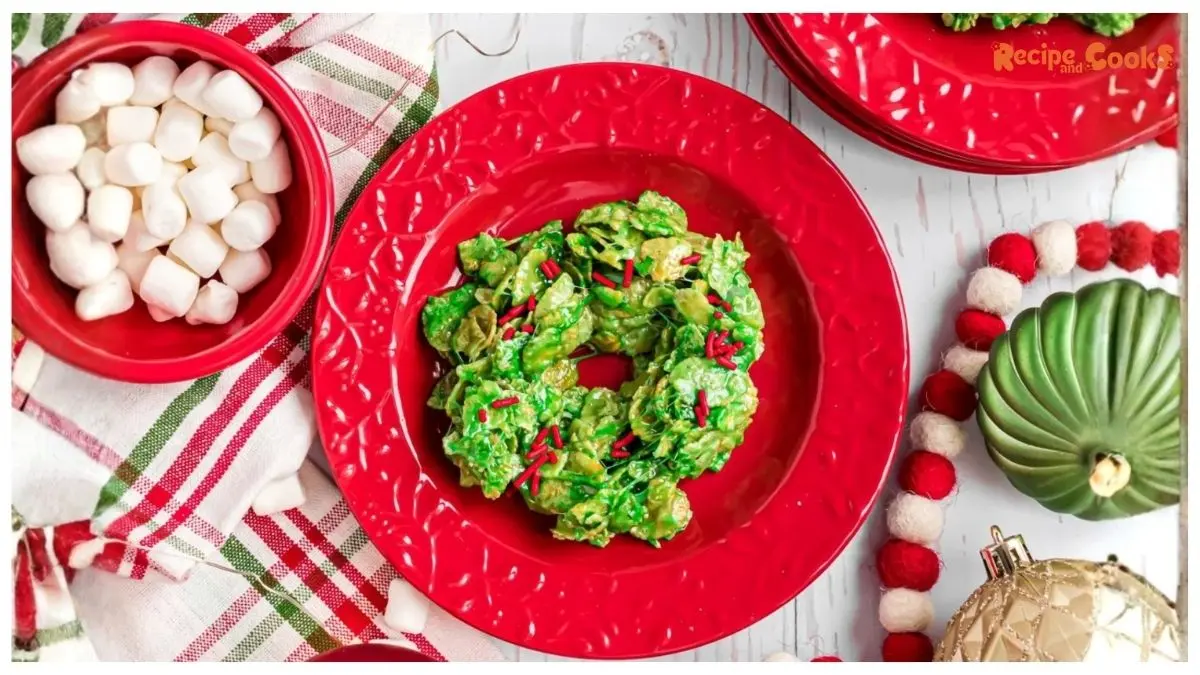 Corn Flakes Christmas Wreath Recipe - Recipe and Cooks